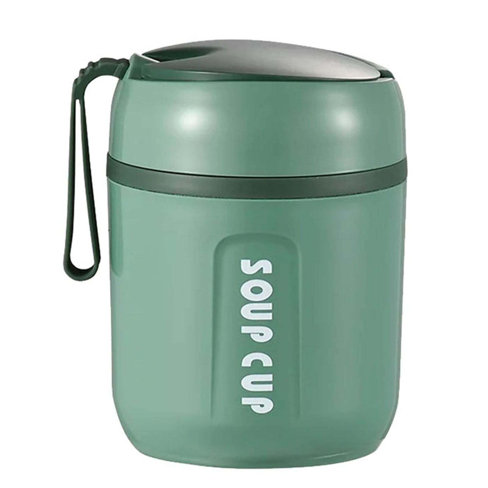 1-Tier Cylinder Bento Lunch Box, Keep Food Warm Thermal Stackable Lunch ...