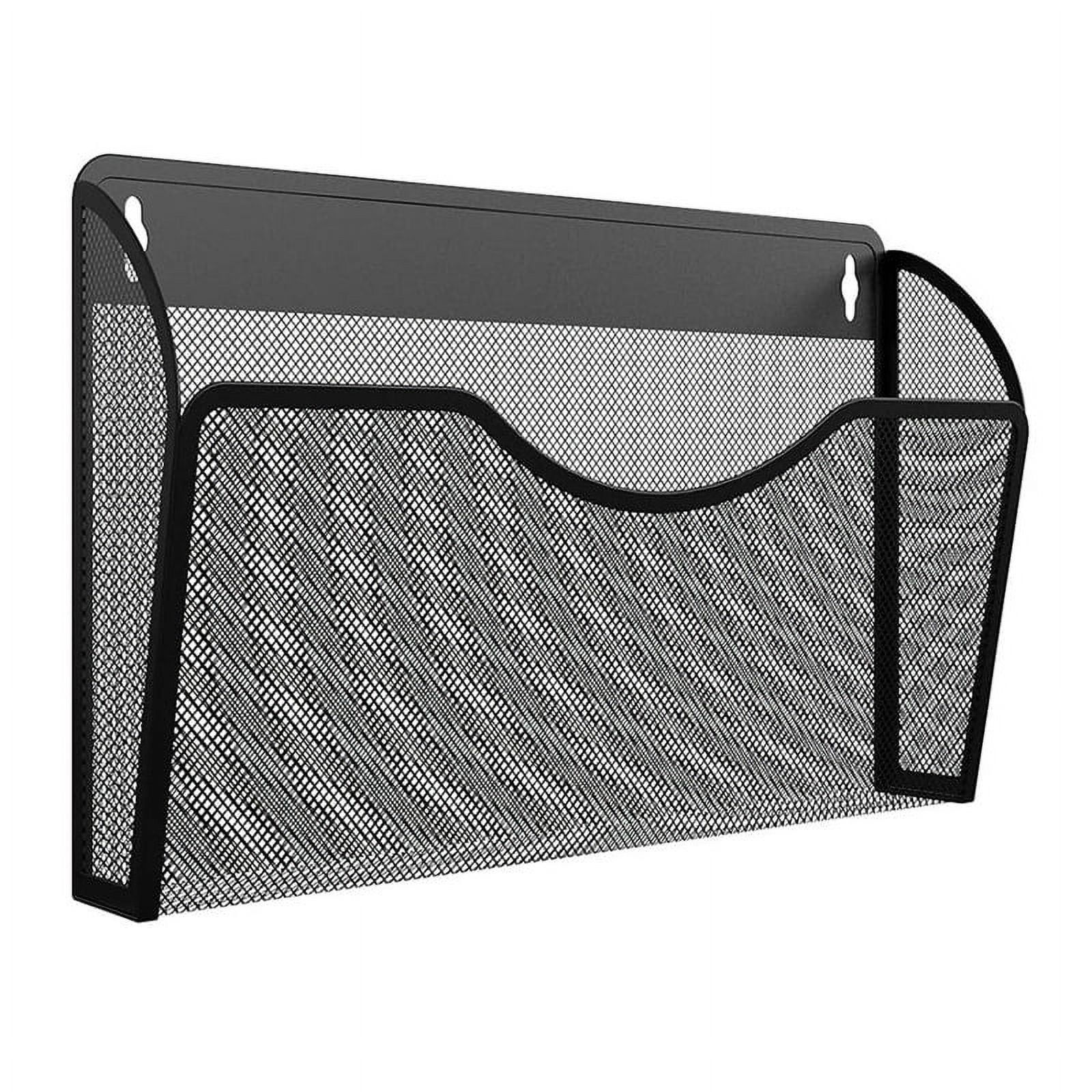 1-Tier Magnetic File Holder-File Folder Organizer, Capacity Office ...