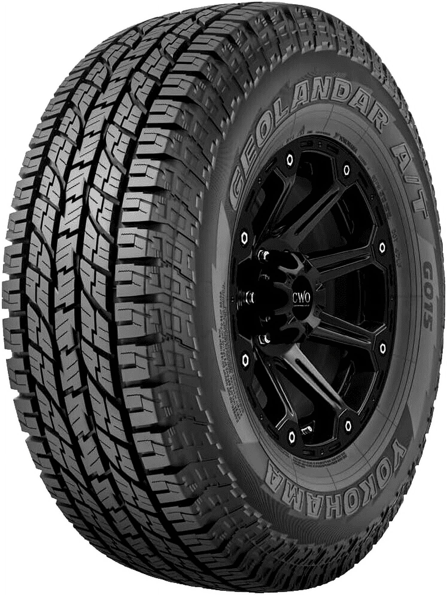 1 Tire Yokohama Geolandar A/T G015 All- Terrain Radial Tire-265/60R18 110H - Walmart.com
