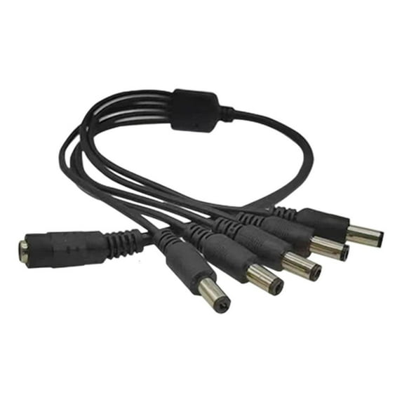 1 To 2/3/4/5/6/8 Way Power Splitter Cable Female Male Extend Power Cord ...