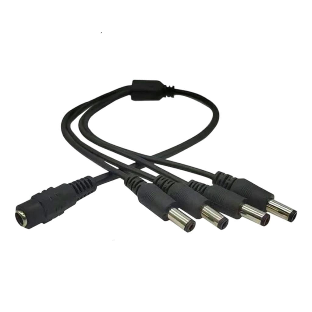 1 To 2/3/4/5/6/8 Way Power Splitter Cable Female Male Extend Power Cord ...
