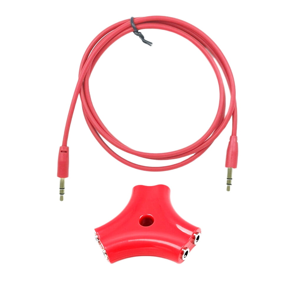 1 To 5 3.5mm Headset Audio Signal Splitter Practical Earphone Splitter ...