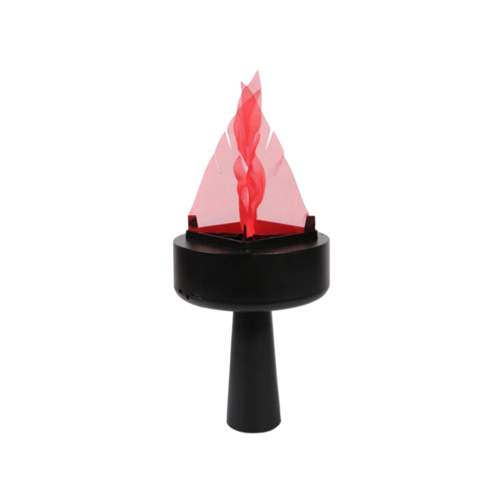 1*Torch light 3D Fire Light USB Rechargeable Flameless Candles 3D Flame ...