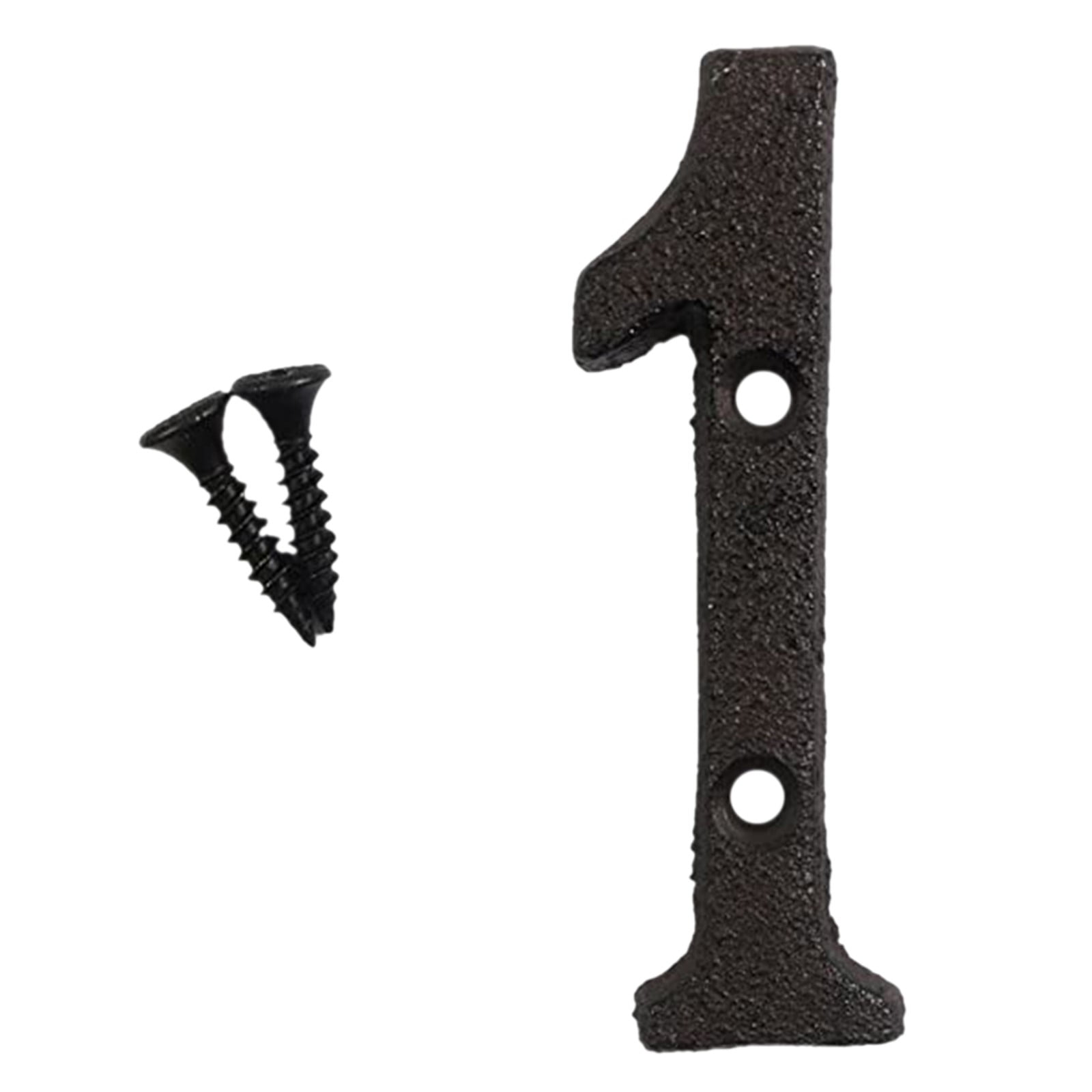 1 Toyeng Metal Wrought Iron Decorations Creative Diy House Number Casts ...