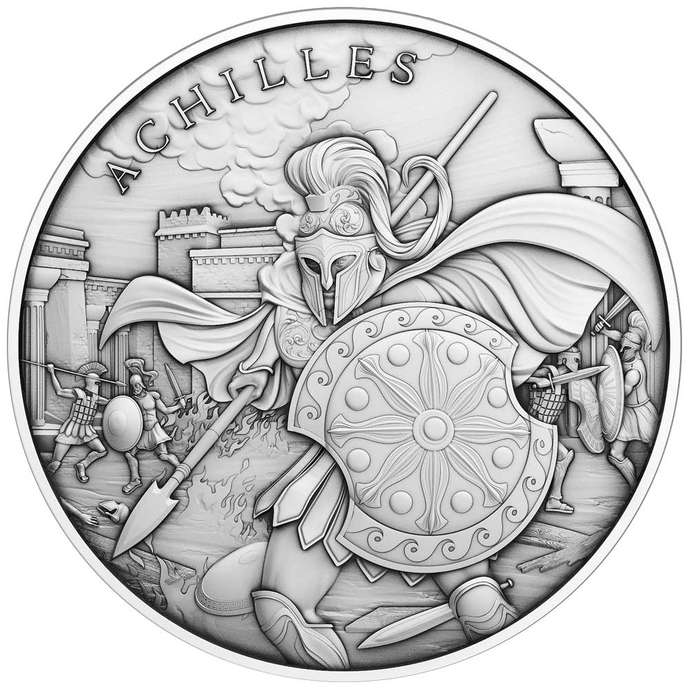 1 Troy oz Alexander the Great Design .999 Fine Silver Round - Walmart.com