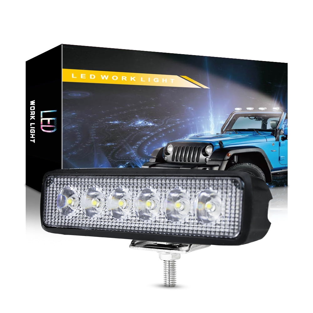 1 Truck Trailer Car LED Work Light 6~inch Marine Motorcycle Forklift ...