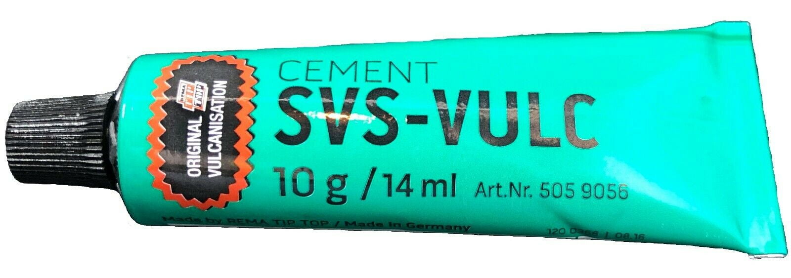 1 Tube of Rema SVS-VULC Tube Patch Vulcanizing Cement 10 gram (14 ml ...