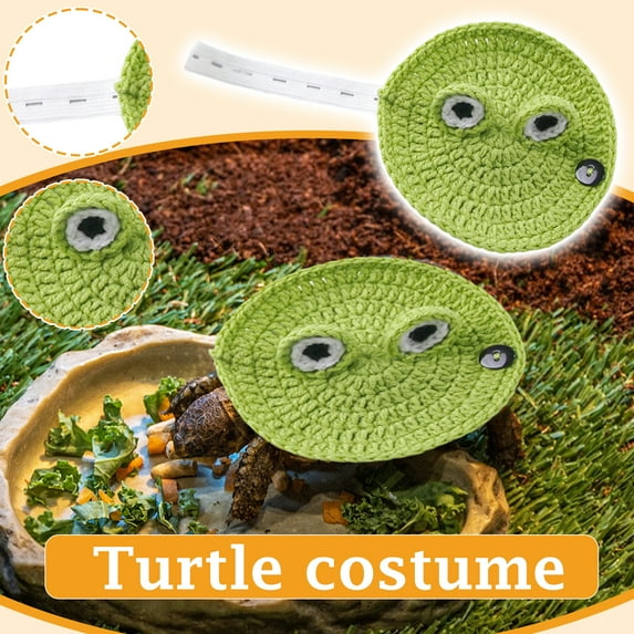 1*Turtle Clothes - Knitted Frog - Style Pet Supplies For Turtles, Warm ...