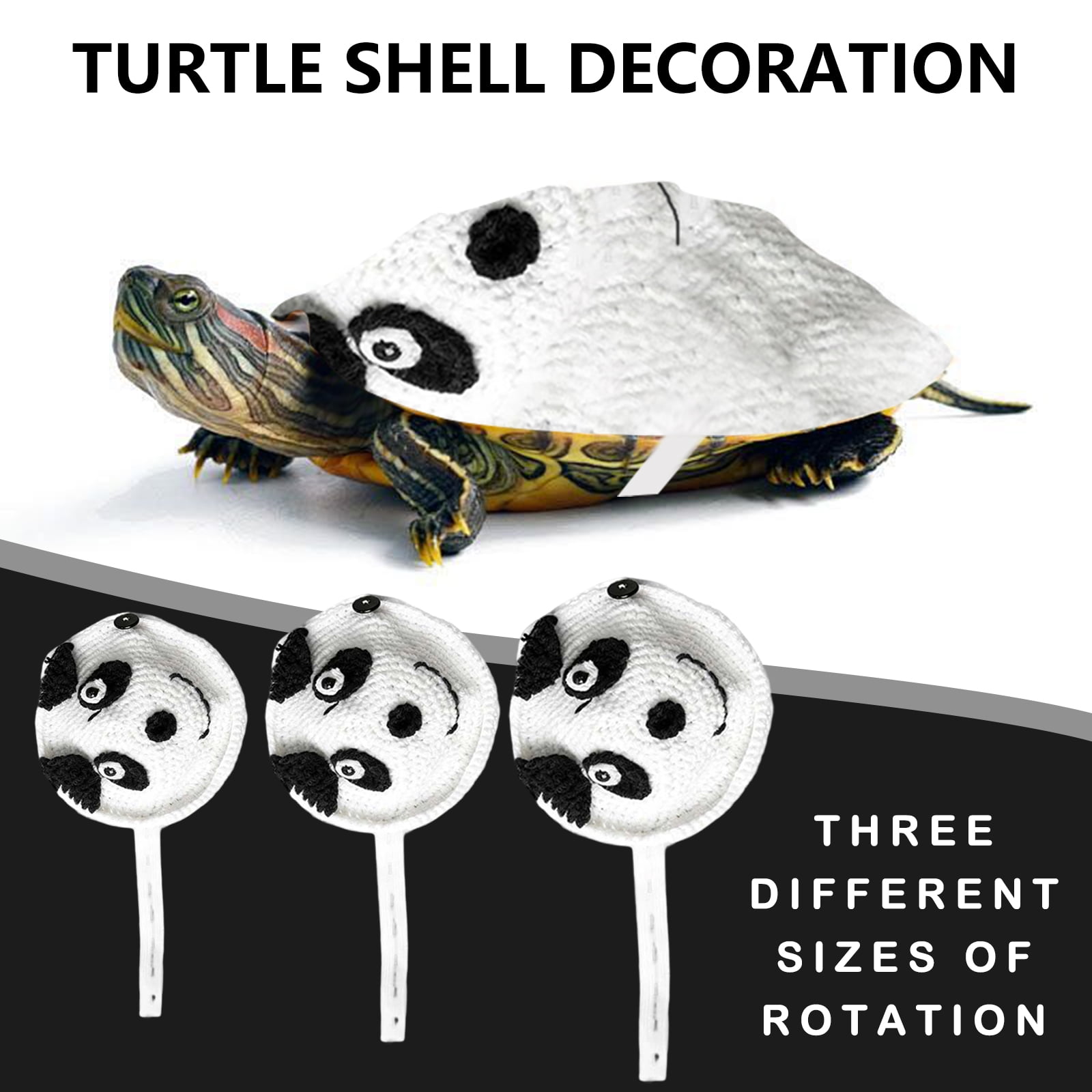 1* Turtle Clothes - Panda - Style Knitted Turtle Apparel, Warm & Cute ...