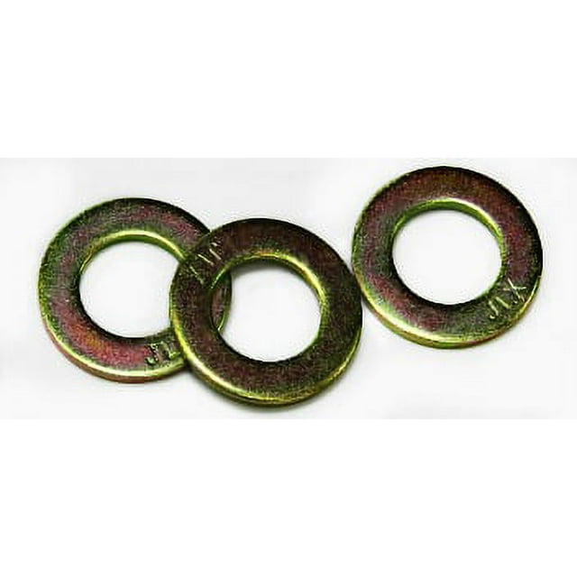 1" USS Thru Hard Washers / Steel / Zinc Yellow - 100 Piece Carton ...