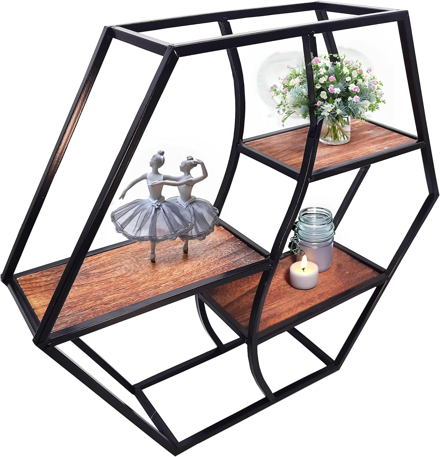 1 Unit 3 Tier Floating Shelves Wall Mount Shelf, Farmhouse Shelf for ...