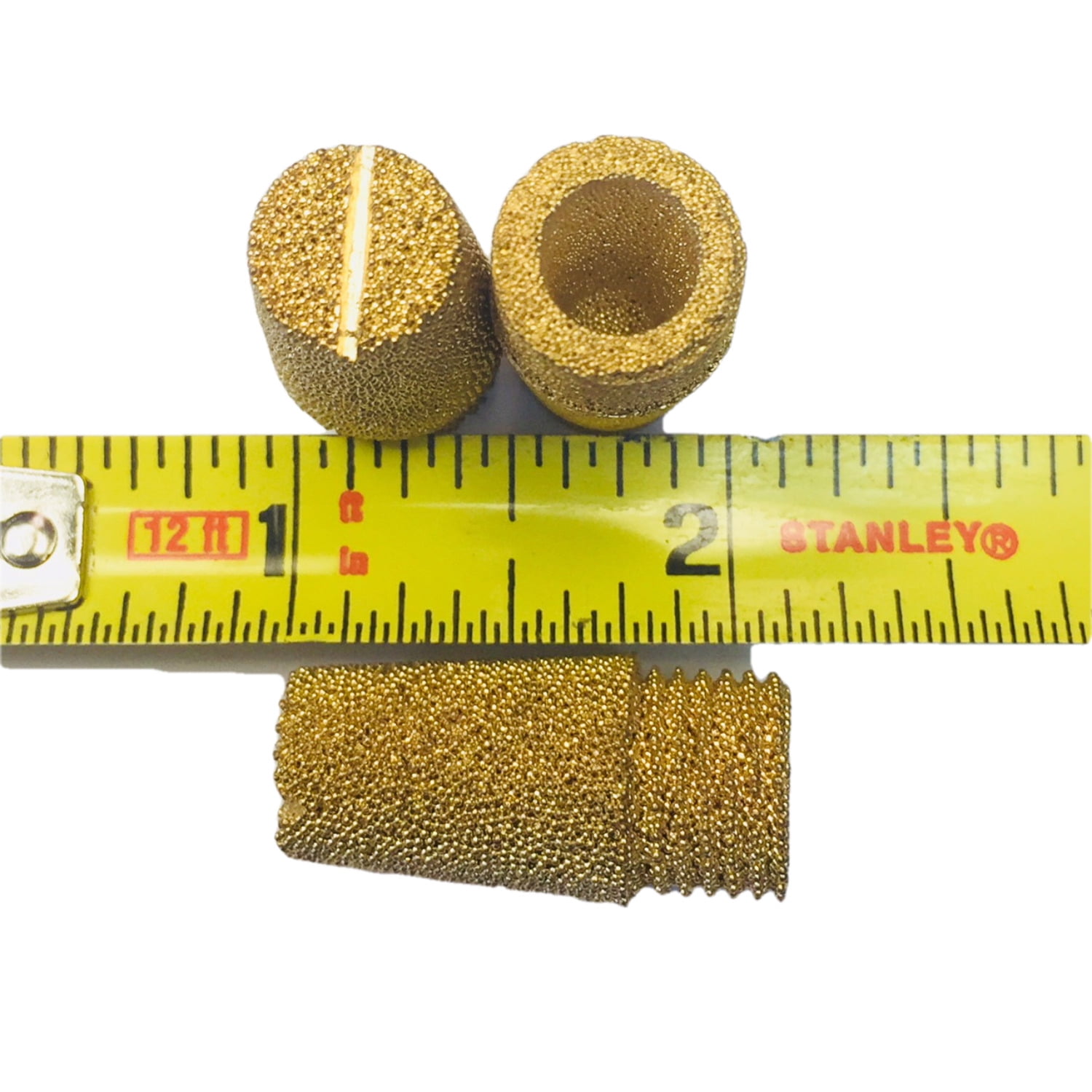 1 Unit Pneumatic Muffler Silencer Micron Powder Sintered Porous Brass ...