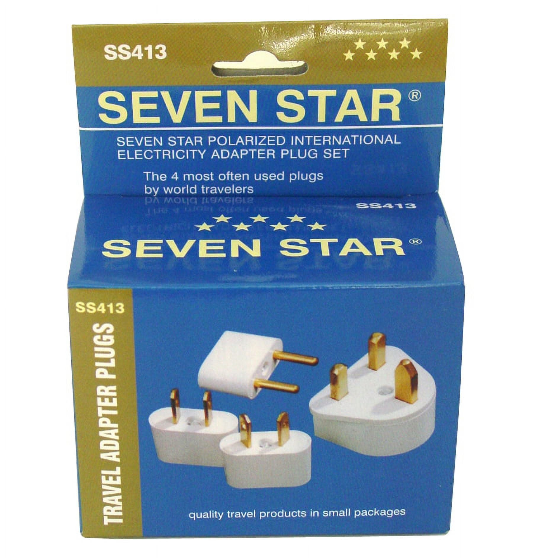 Seven Star Universal World Plug Travel Adapter Kit for Different ...