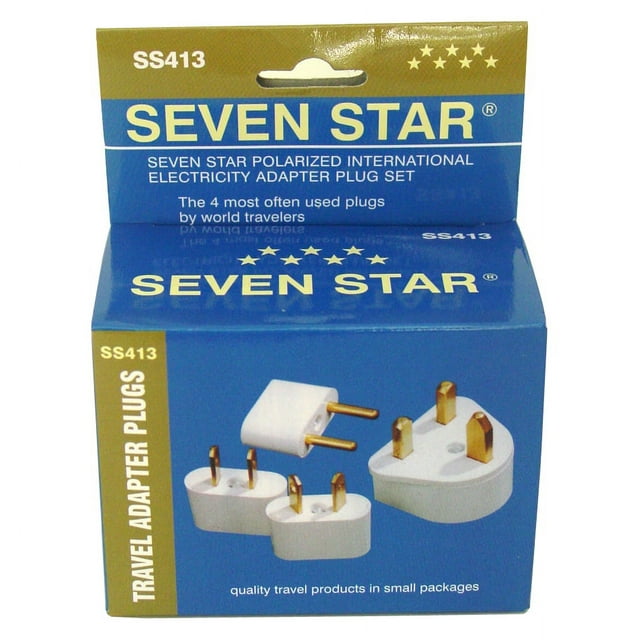 Seven Star Universal World Plug Travel Adapter Kit for Different ...