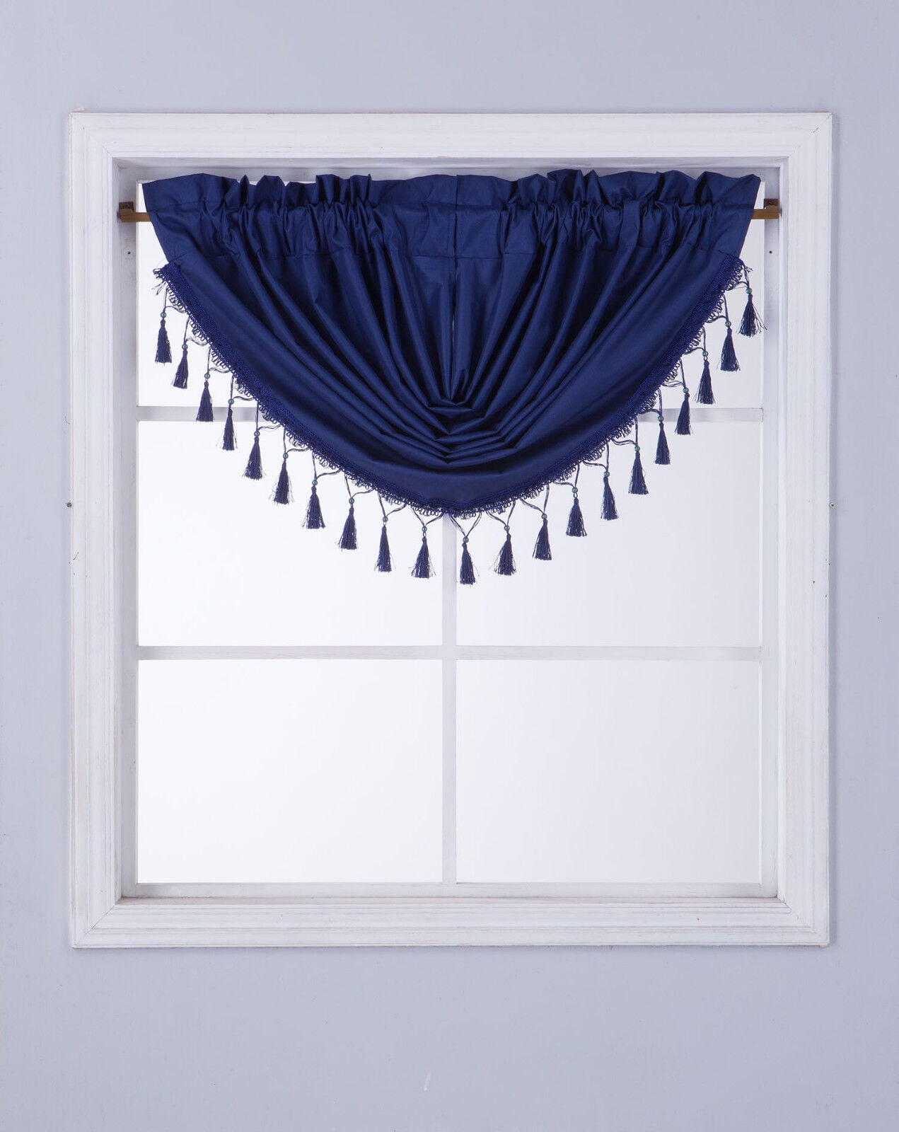 1 VALANCE SWAG WATERFALL BLACKOUT ROD POCKET FOAM LINED WINDOW DECOR ...