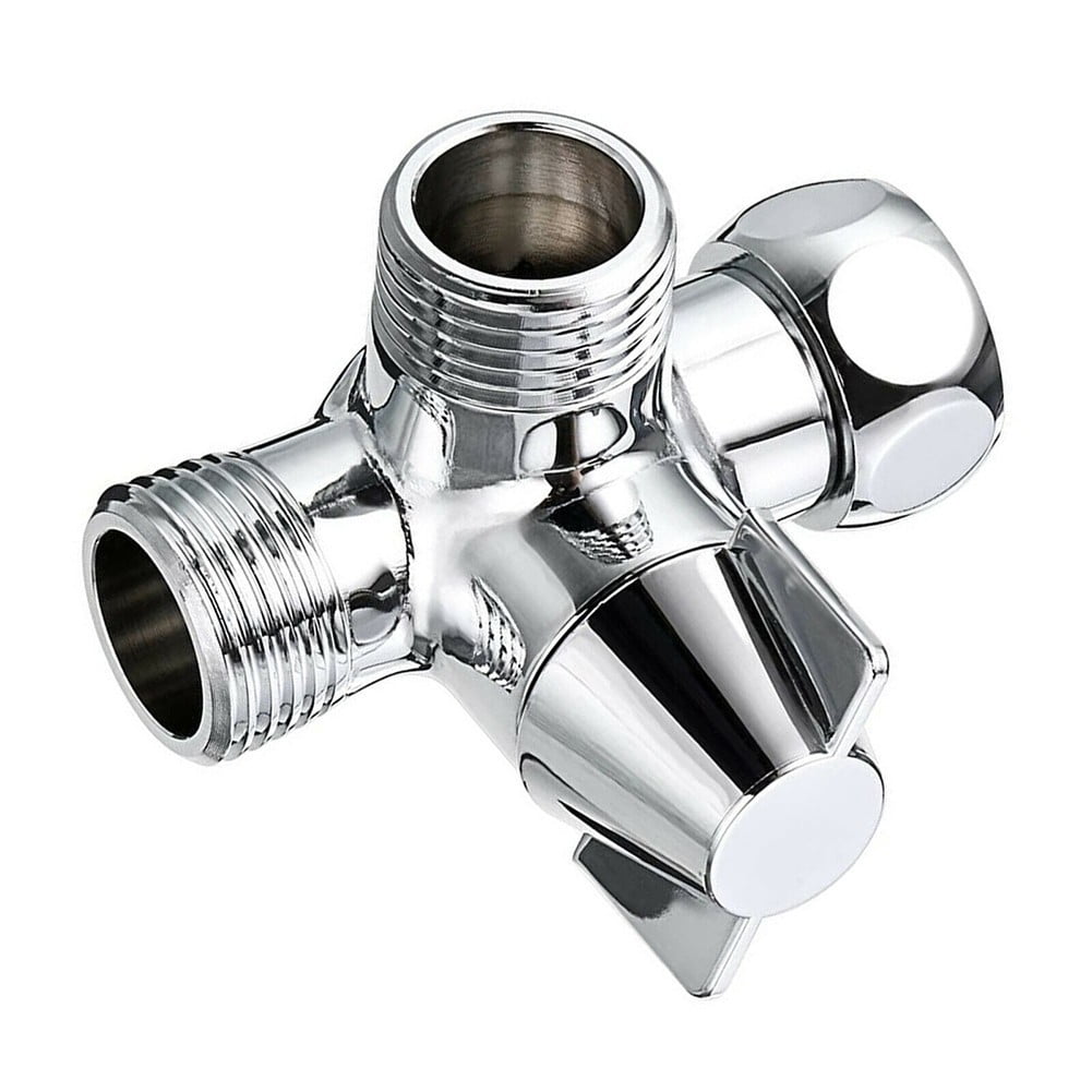 1*Valve Shower Hose Splitter Three-way Connector Shower Head Faucet ...