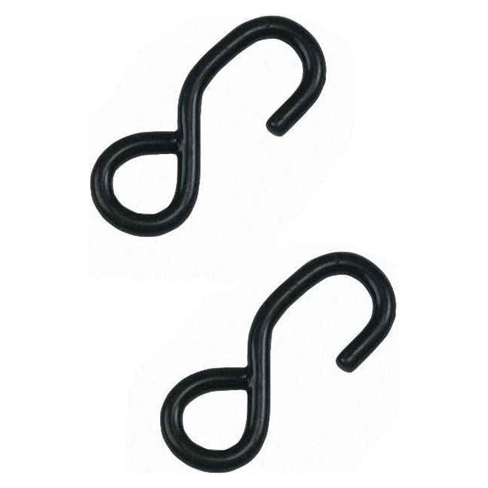 1" Vinyl Coated S-Hook - 1,200 lb. Break Strength - 2 Pack - Walmart.com