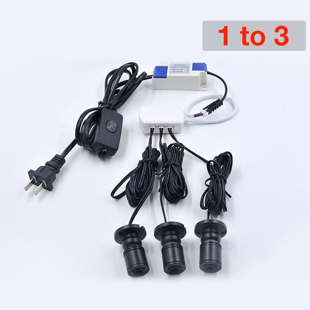 1 W mini surface mounted spotlight LED jewelry showcase cabinet display ...