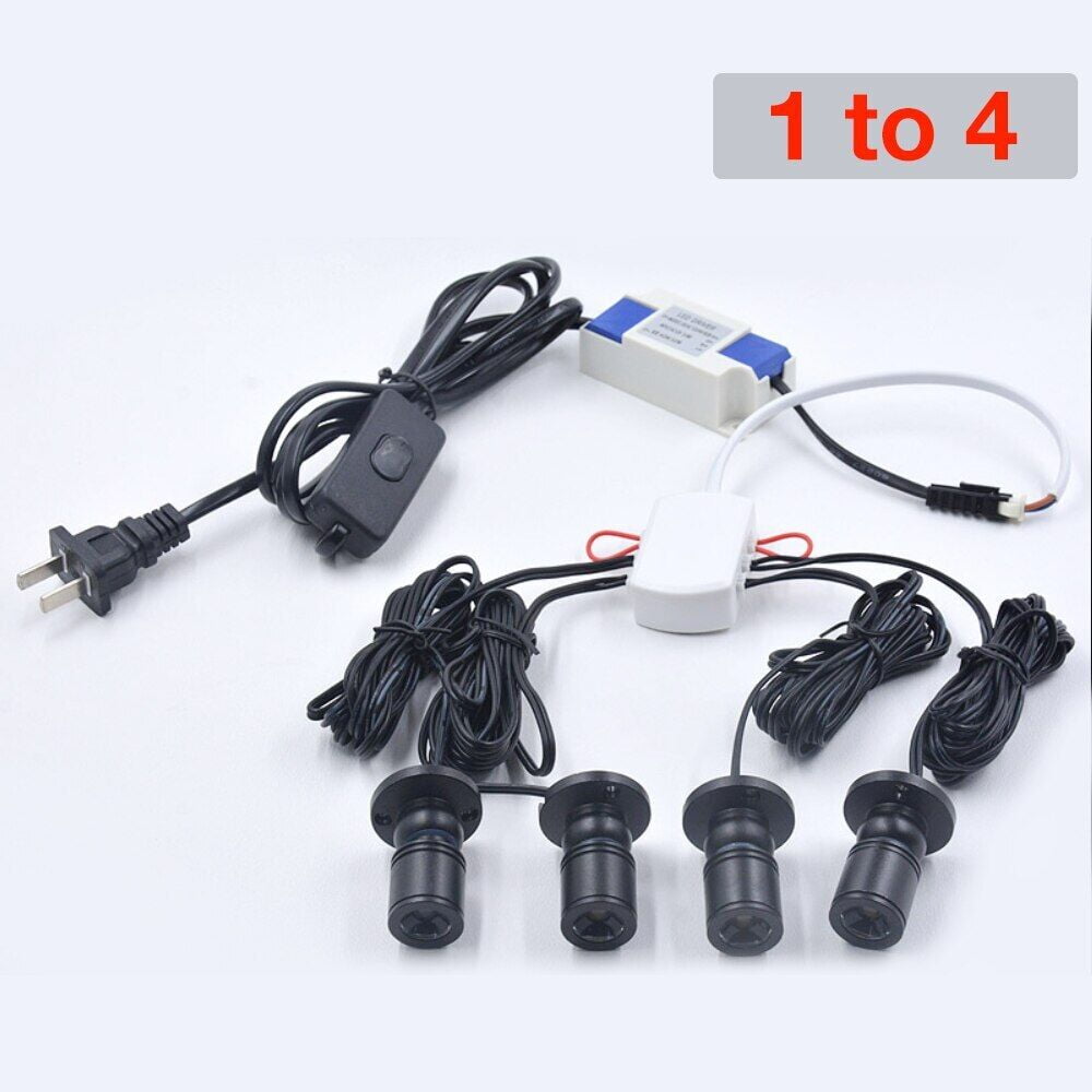 1 W mini surface mounted spotlight LED jewelry showcase cabinet display ...