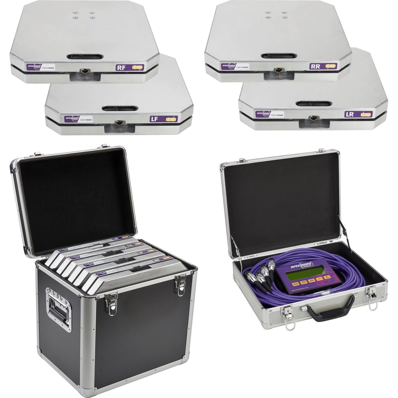 "1 Weigh Racing Scale, 6,000 lb, 15x15"" Pads, AA Battery Powered, for ...