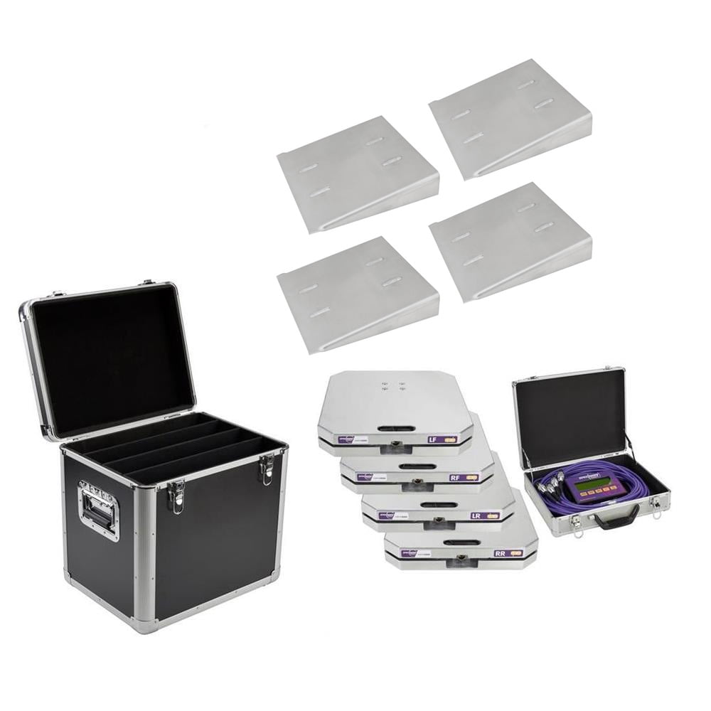 1 Weigh Electronic Racing Scale Set & Aluminum Ramps, Set of 4 ...