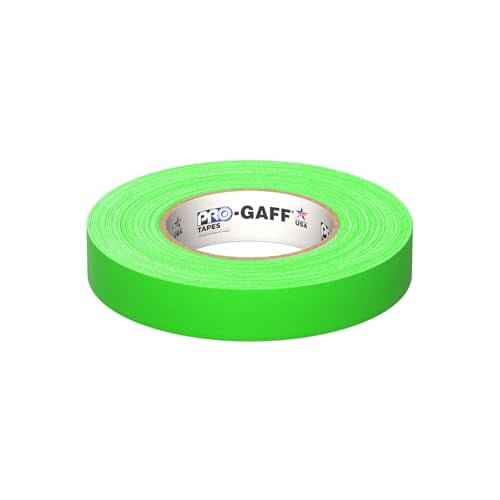 1" Width ProTapes Pro Gaff Premium Matte Cloth Gaffer's Tape With ...
