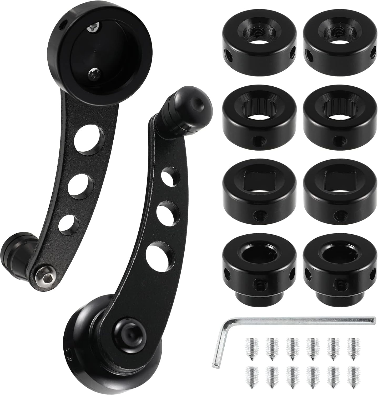 1 Window cranks Set Car Window Handle Aluminum Alloy Window Crank ...