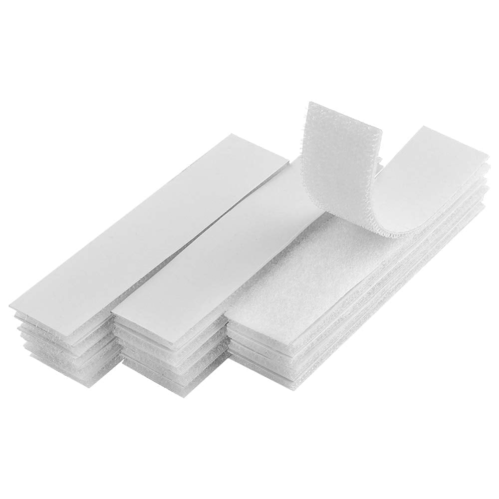 1 X 4 Inch Hook Loop Strips with Adhesive - Industrial Strength Sticky ...