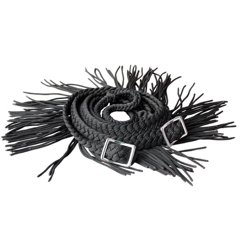 1" X 8Ft Hilason Braided Poly Barrel Horse Racing Reins Flat Grip Knots ...