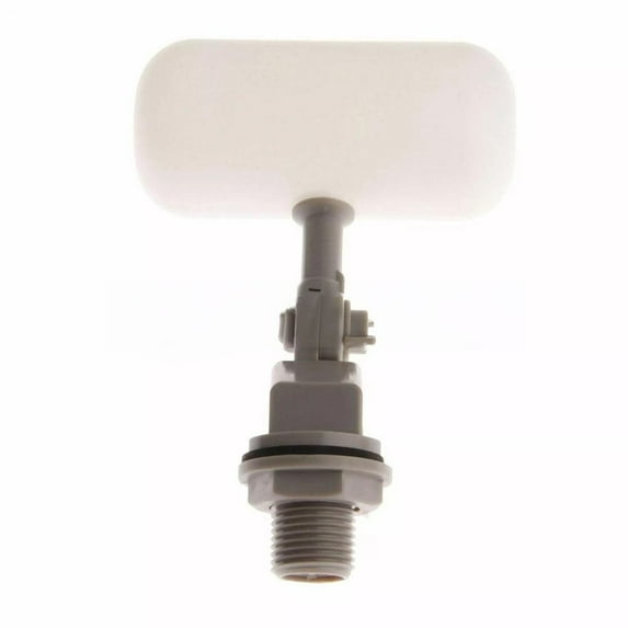 1 X Adjustable Plastic Float Ball Valve 1/2 Tank Pond Flush Water Level ...