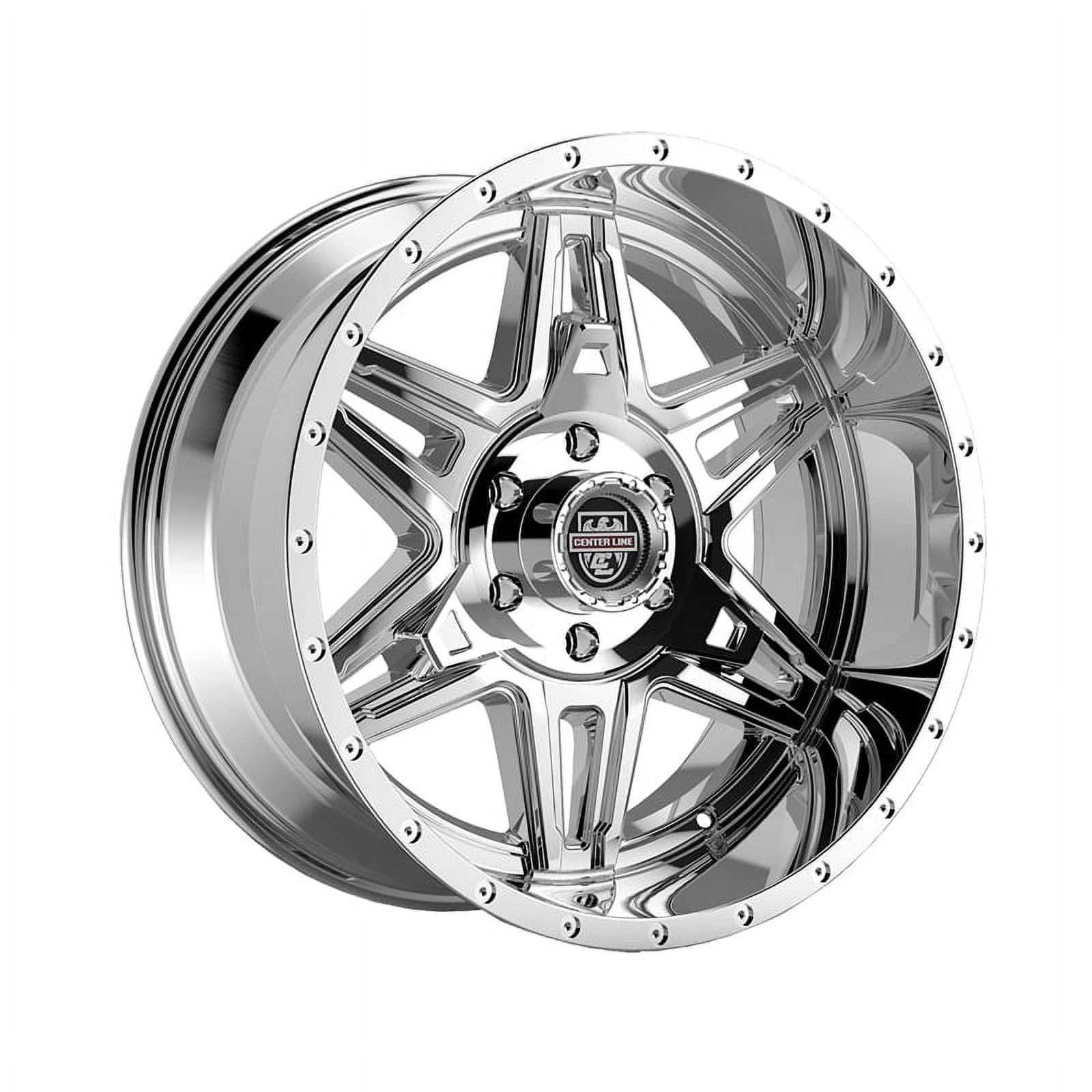 1 X Centerline 022831V LT-2 20X10 6X135 87.10 Hub -24 Offset Chrome ...