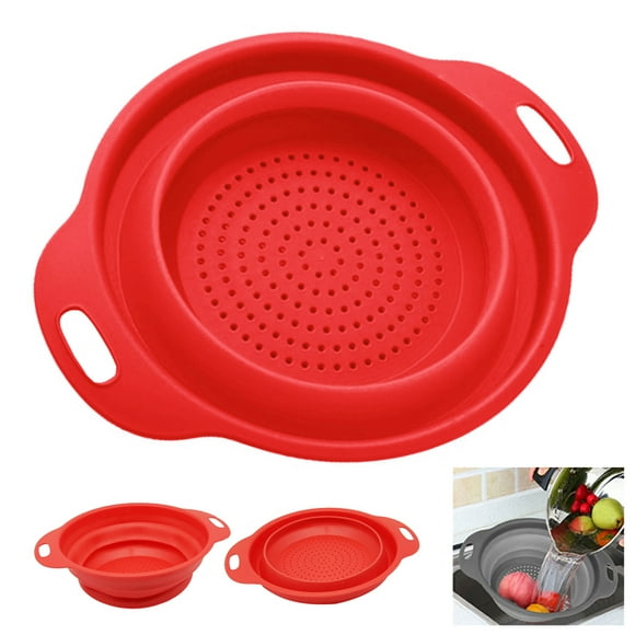 Collapsible Colander Over Sink