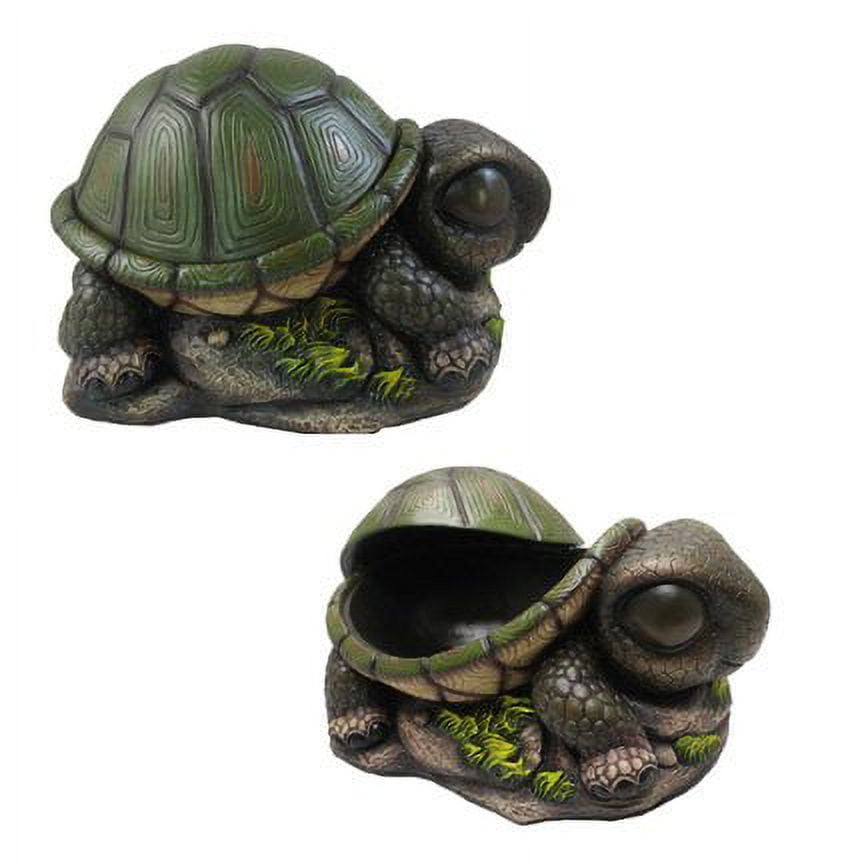 1 X Cute Napping Turtle Secret Stash Outdoor Key Hider Or Indoor ...