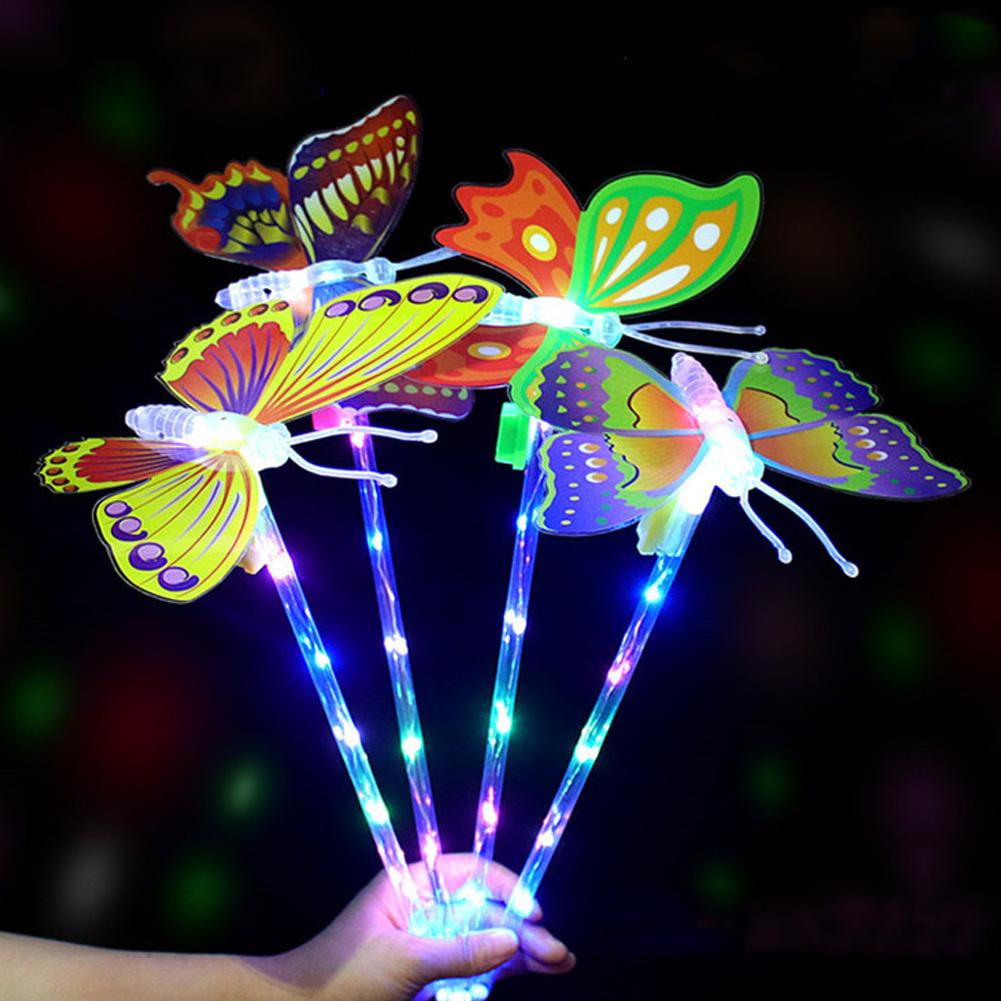 1 X Kids Toy Light-up Ball Wand Glow Stick LED Fairy Stick Rave Toy GXW ...