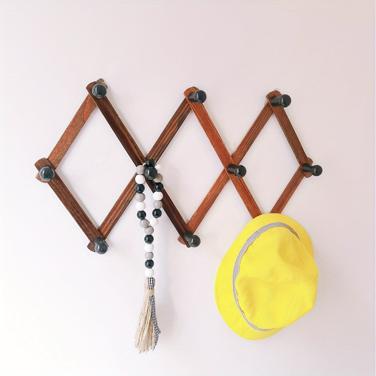 1 X-Shaped Wooden Wall Hanger, Expandable Hanger, Accordion Design ...