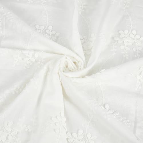 1 Yard Flower Pattern Cotton Fabric 55-3/4 inch Wide Cotton Sewing ...