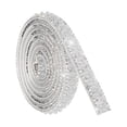 1 Yard Self Adhesive Pearl Rhinestone Ribbon, 1cm Pearls Rhinestone ...