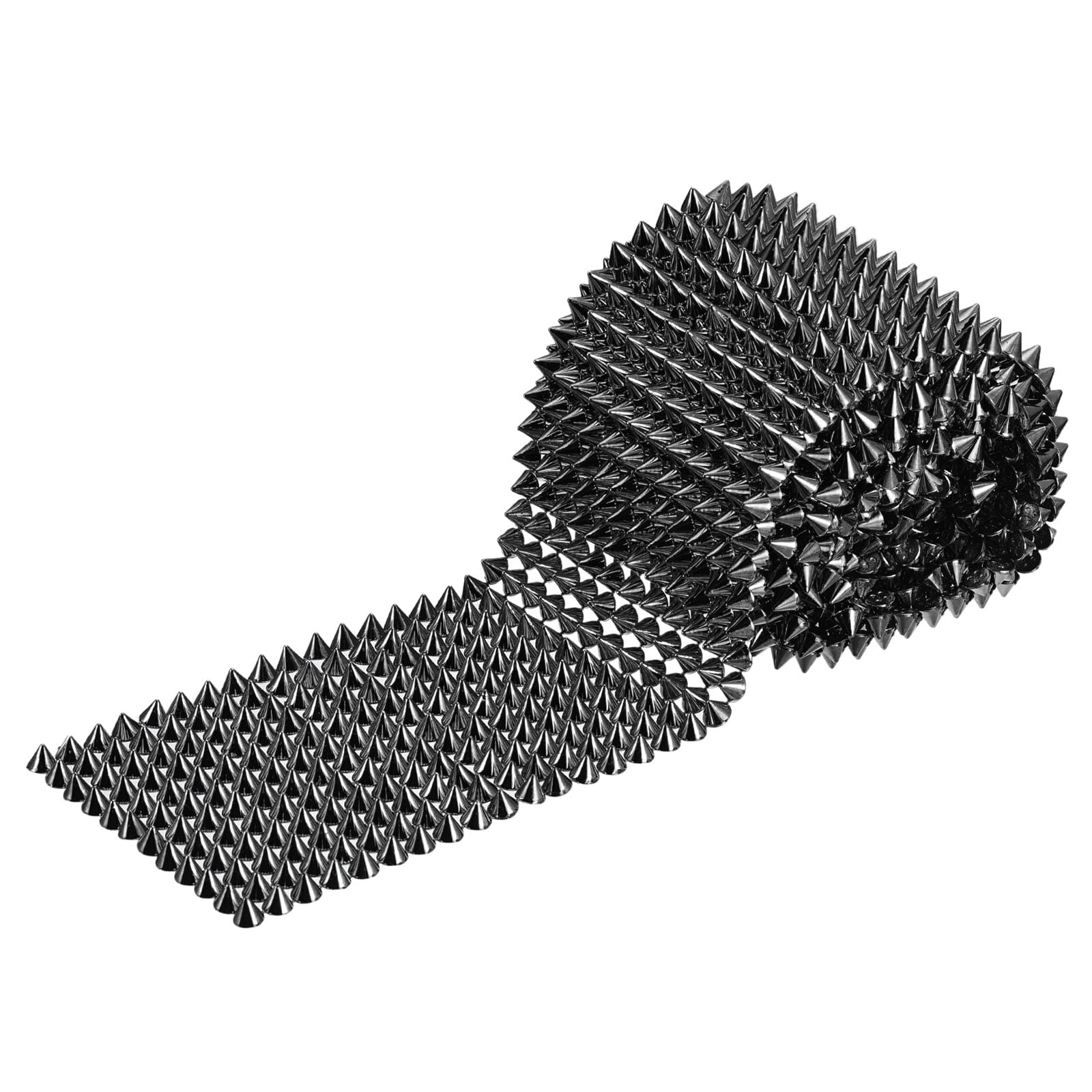 Uxcell Sew Stitch on Cone Spikes Studs Plastic Flat Back Spike Rivet ...
