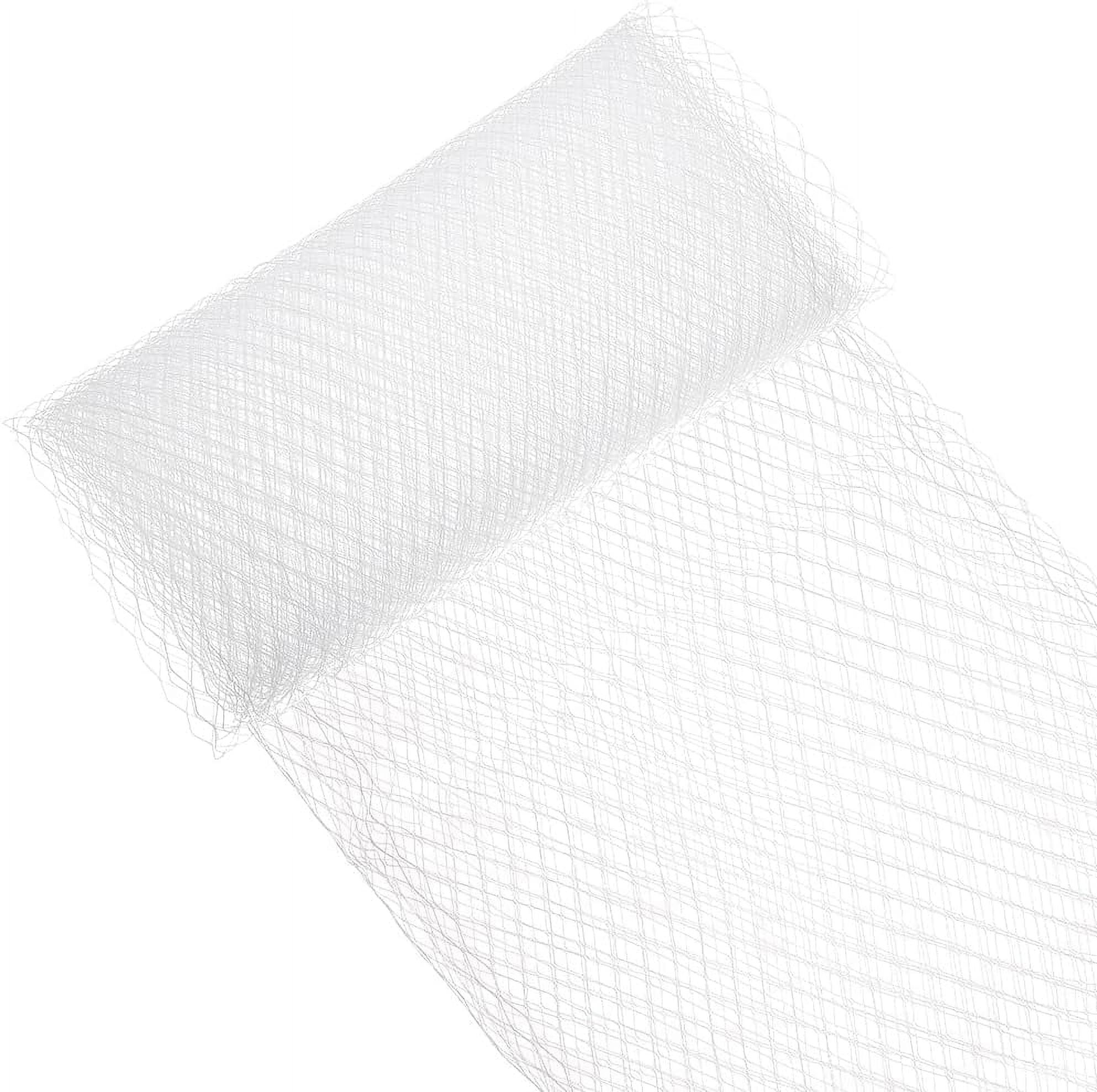 1 Yards Birdcage Veil Netting Fabric 39inch White Russian Millinery ...