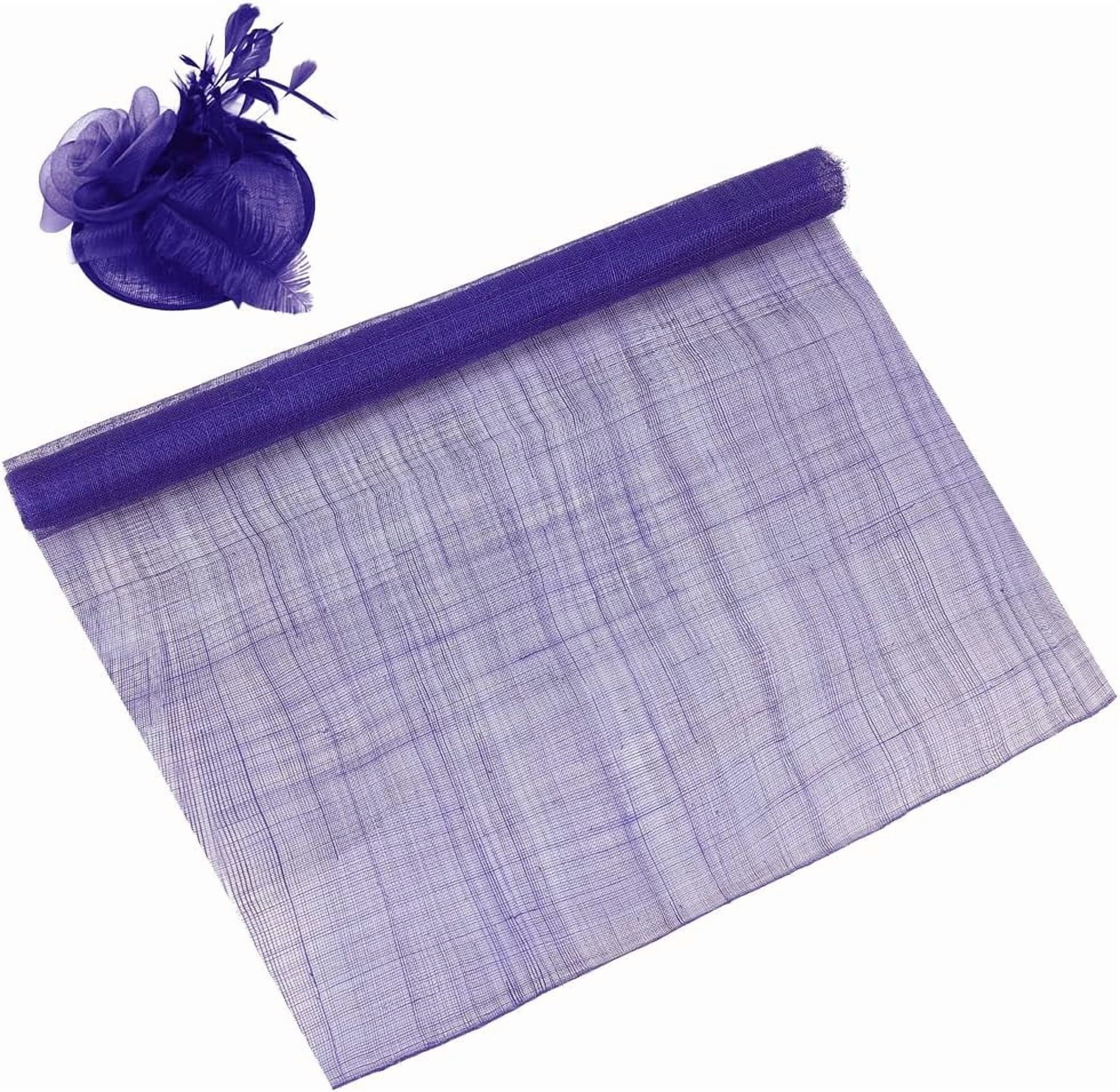 1 Yards Sinamay Fabric 19.7 inches Mesh Fabric for Hat Making Veil ...