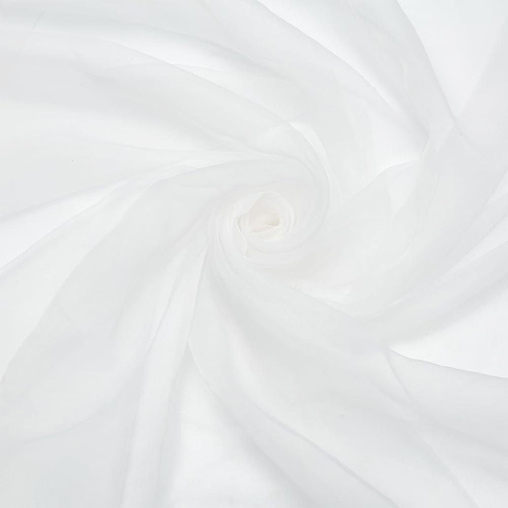 1 Yards White Nylon Mesh 62.9inch Wide No Stretch Corsetry Fabric for ...