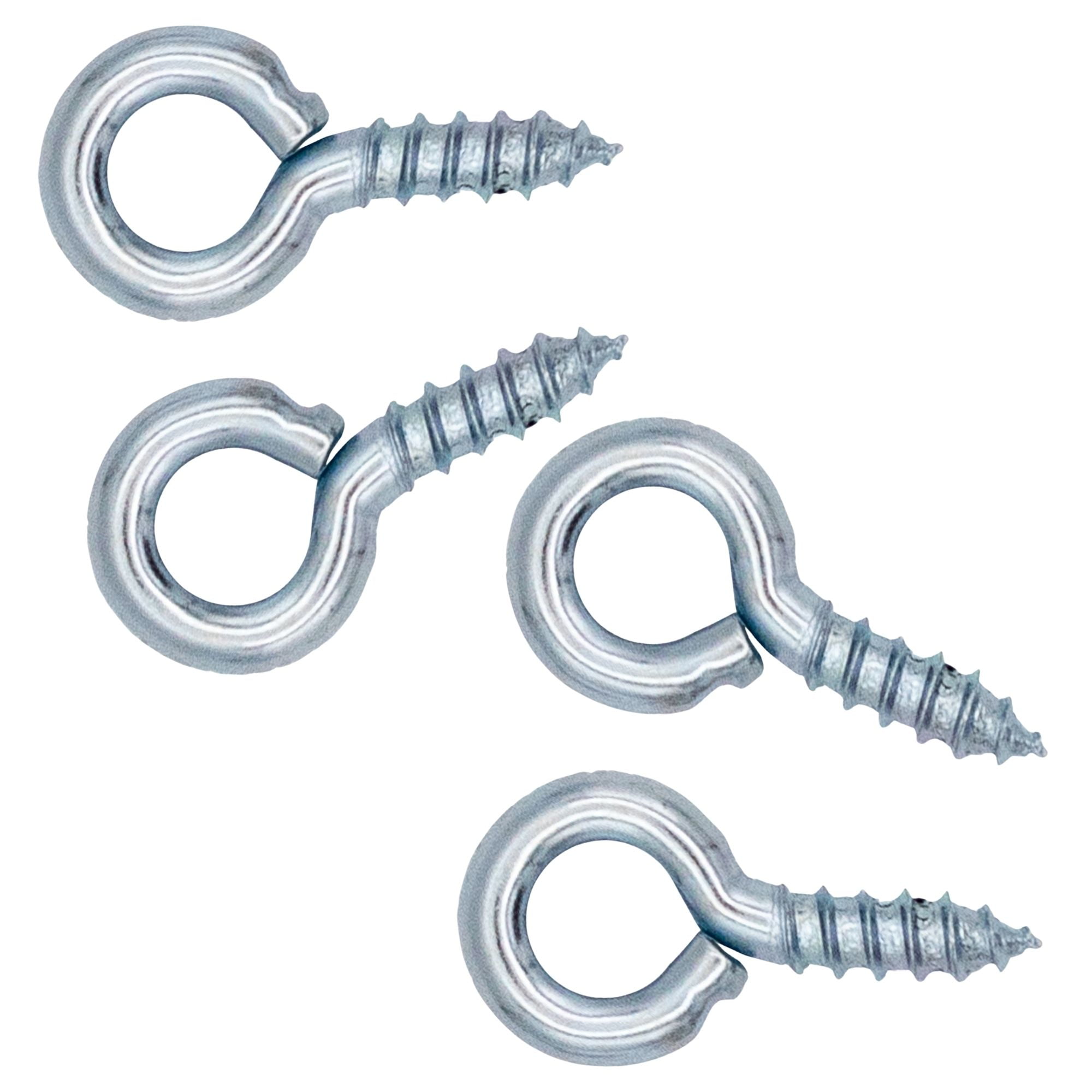 1" Zinc-Plated Screw Eyes for Picture Framing - 1/4" Eye 7/16" Shank ...