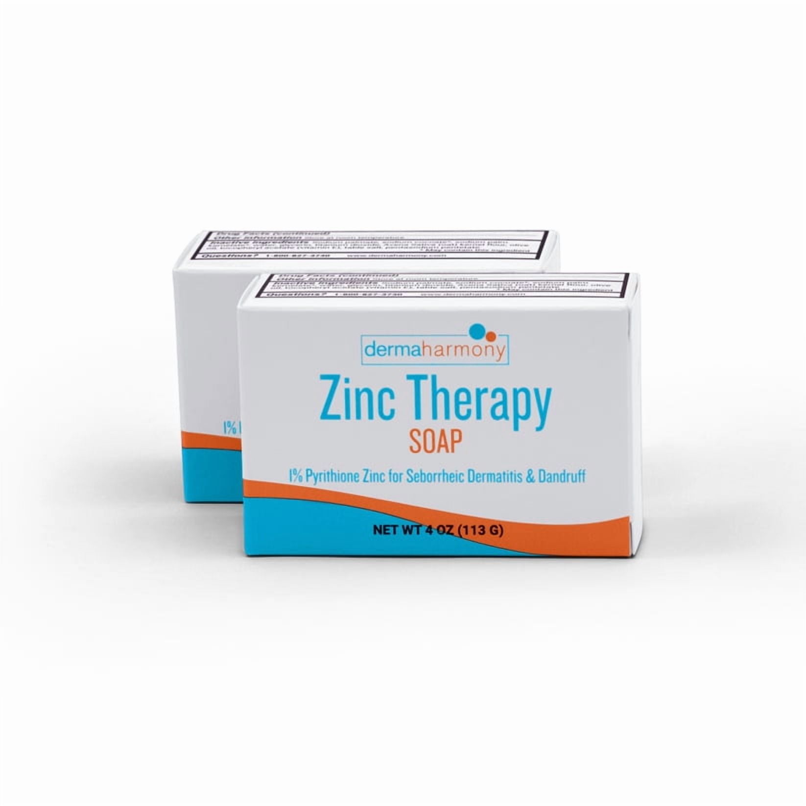 1% Zinc Pyrithione (ZNP BAR) Soap (4 oz) - 2 Bars - Walmart.com