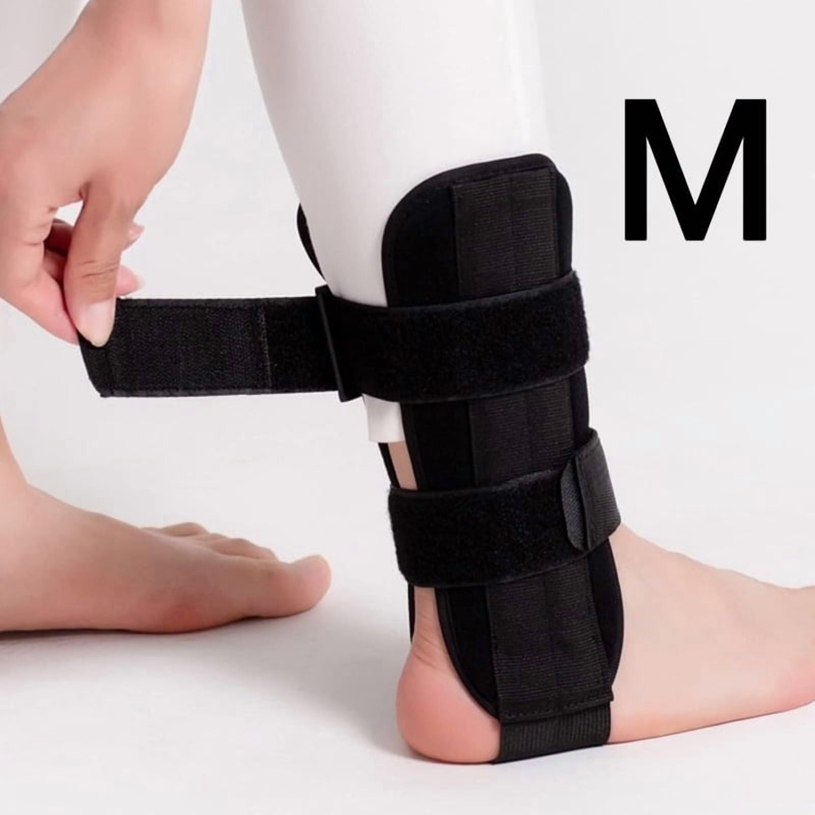 1 ankle stabilizer, soft lining adjustable ankle joint wrapped in black ...