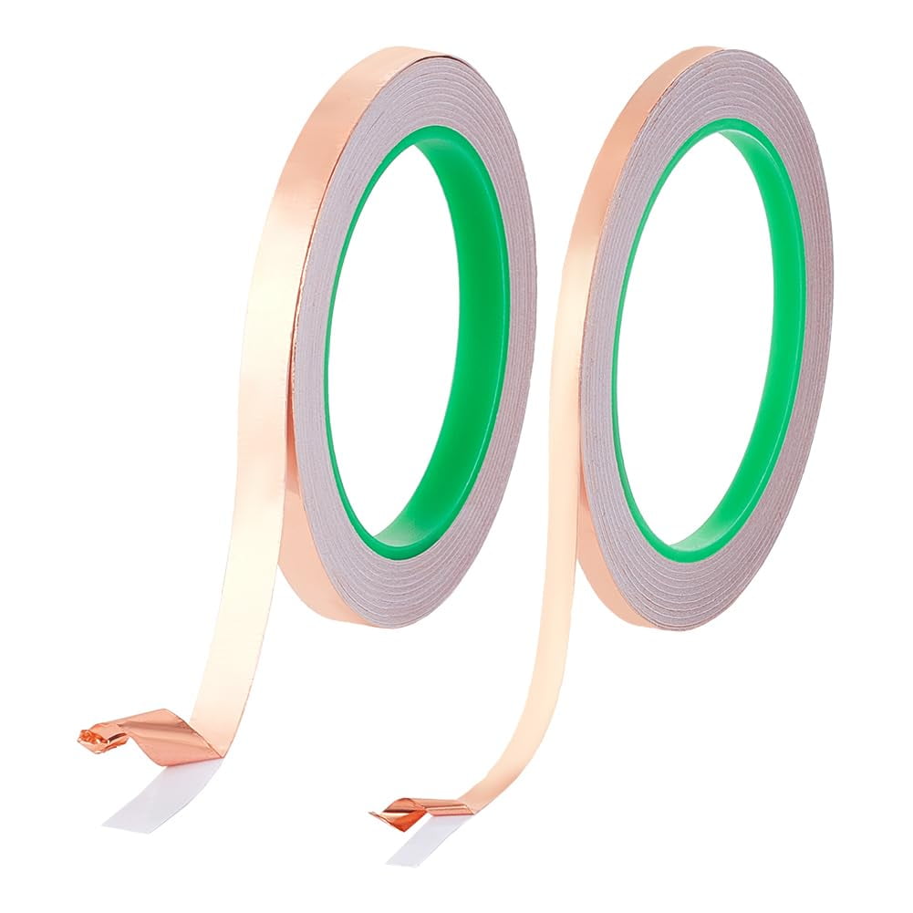 1 bag 2 rolls 2 styles Copper Foil Tapes with Conductive Adhesive ...