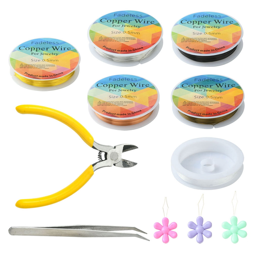 1 bag DIY Jewelry Making Finding Kit Including Copper Jewelry Wire ...
