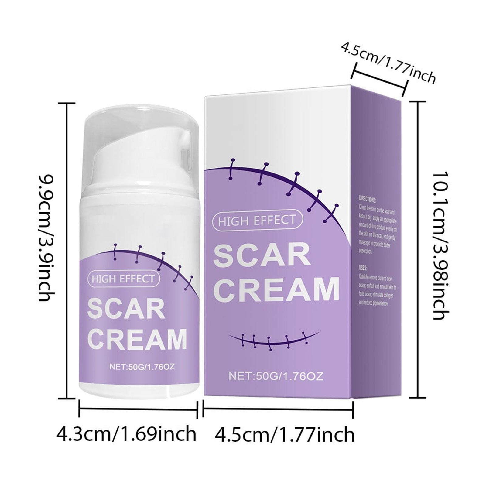 1 bottle of scar removal cream Gentle Formula Scar Repair Stimulates ...