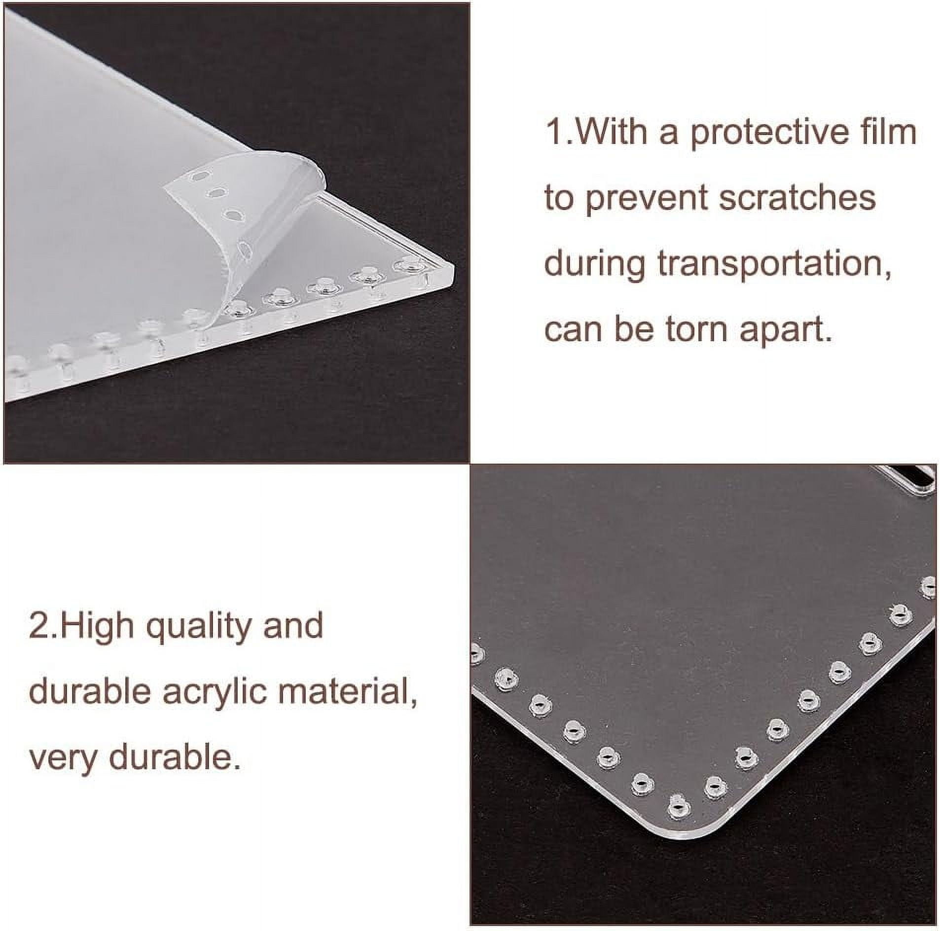 1 box 1 set DIY Leather Coin Purse Acrylic Template Acrylic Leather ...