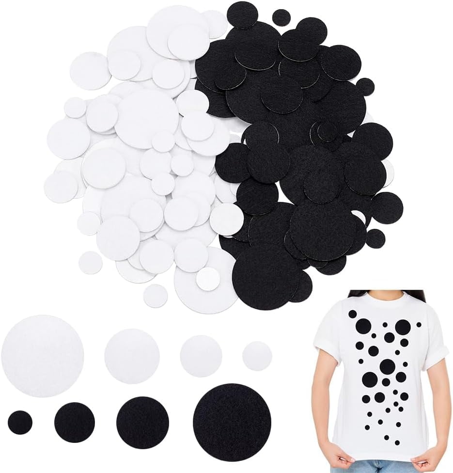 1 box 160pcs 8 styles Felt Self-adhesive Pads for Costume DIY Projects ...