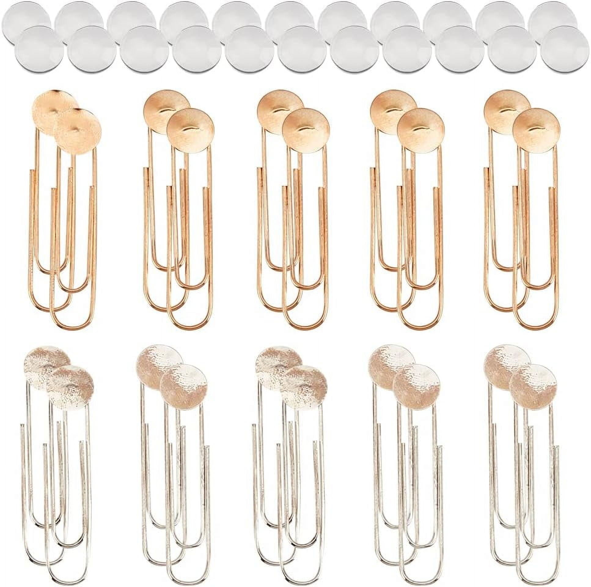 1 box 20 sets 2 colors Bookmark Makings sets 20 pcs Alloy Safety Pin ...